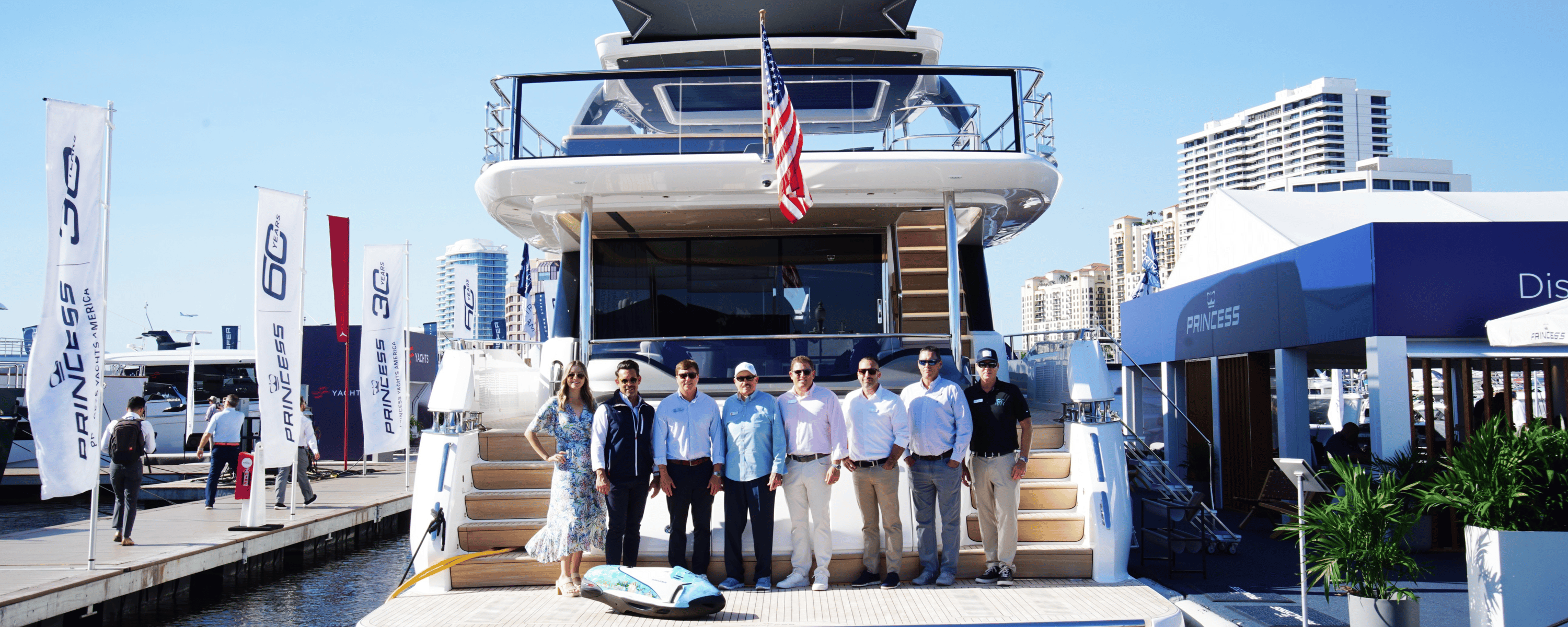 Meet Your HMY Yachts Princess Team